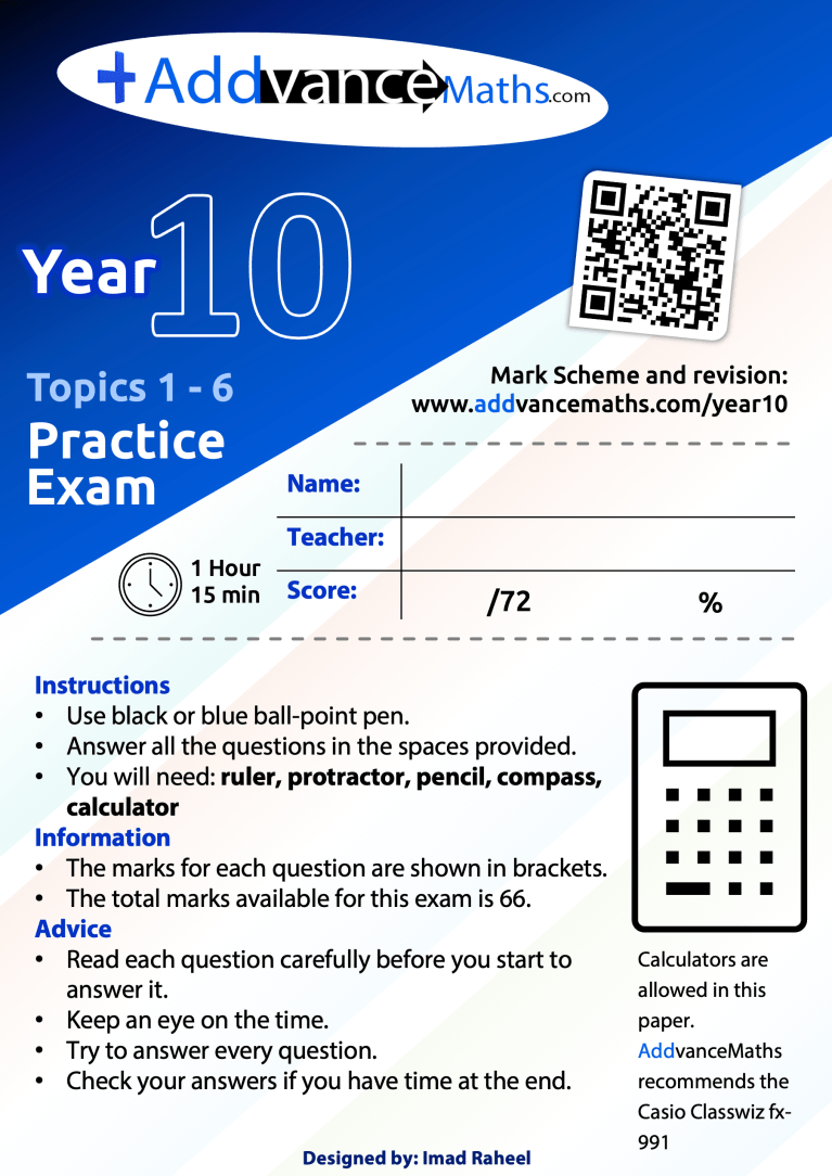 Year 10 Revision Guide – Addvance Maths
